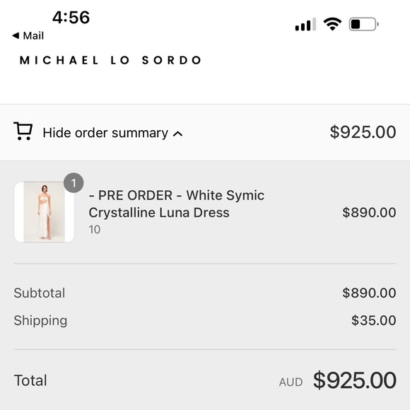 Michael Lo Sordo | Dresses | Michael Lo Sordo Symic Crystalline Luna ...